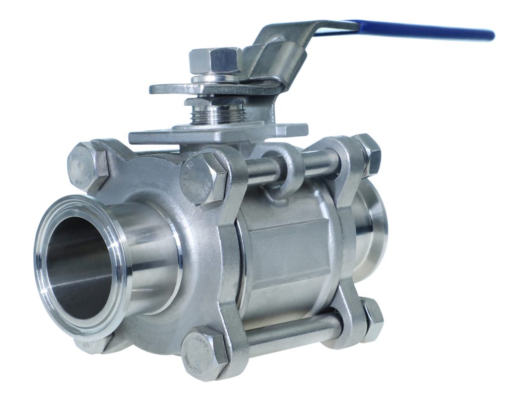 3PC Ball Valve With Mounting Pad - ChiTie Inox Valve